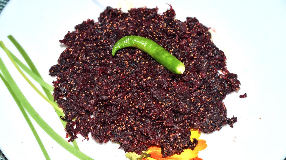 Beet Bhaja Recipe | How To Make Beetroot Stir Fry At Home