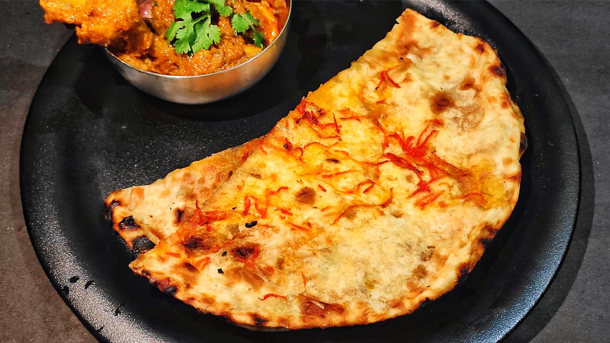 Masala Kulcha Recipe | How To Make Stuffed Kulcha At Home